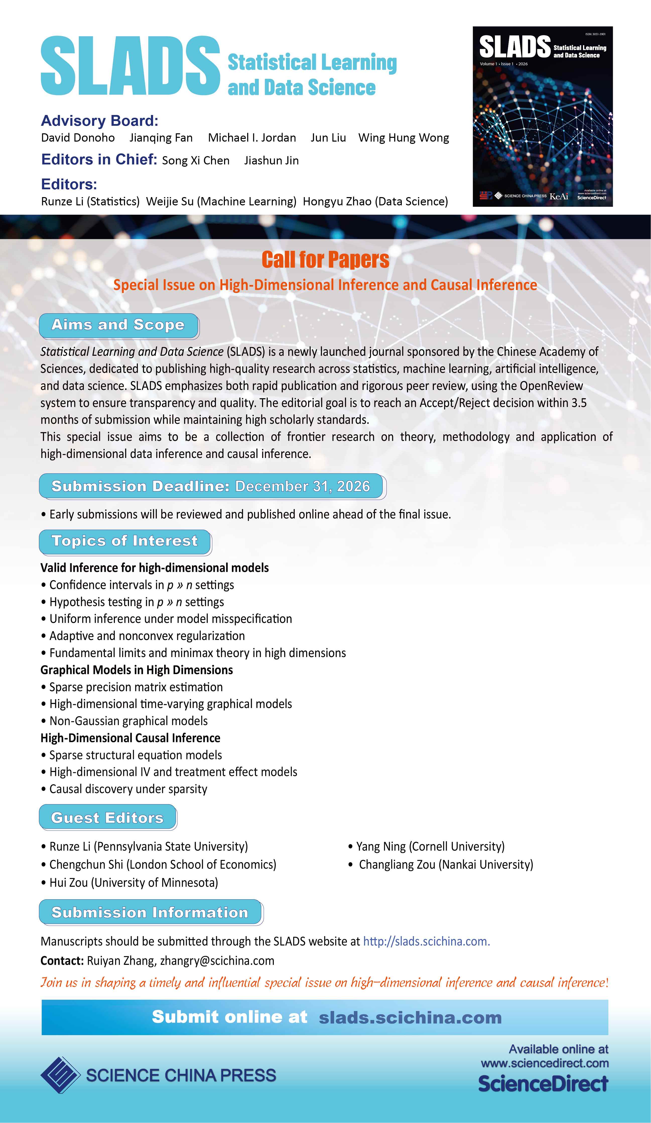 SLADS - Statistical Learning and Data Science